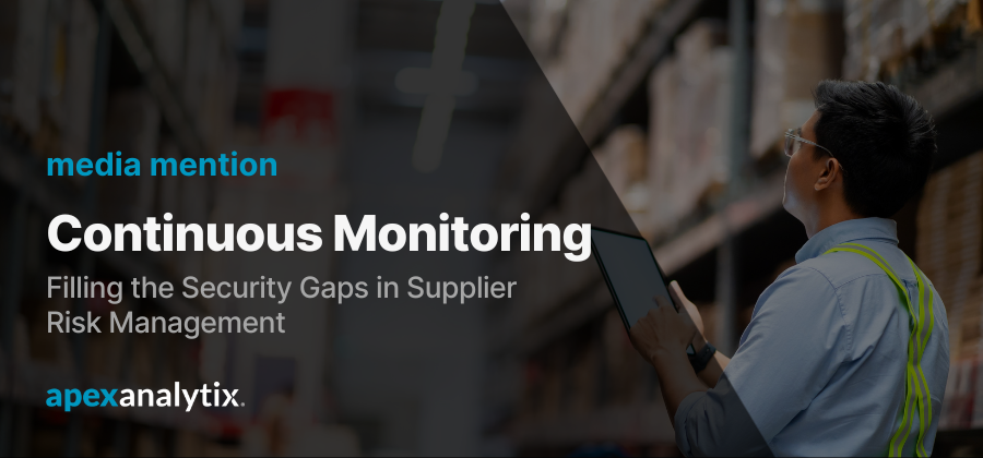 Supplier Risk Management Program